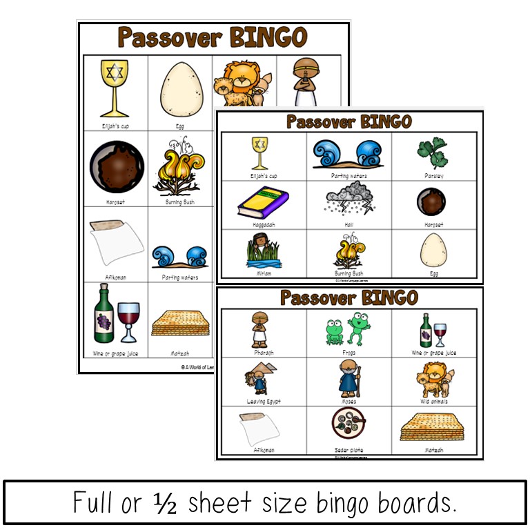 Passover Bingo | Made By Teachers