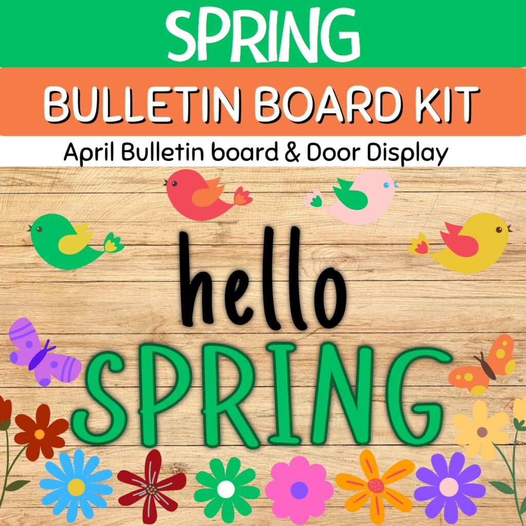 Let Your Creativity Blossom Spring Bulletin Board Kit: A Toolkit for ...