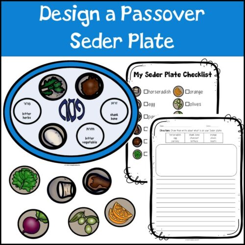Passover Seder Plate Activities | Made By Teachers