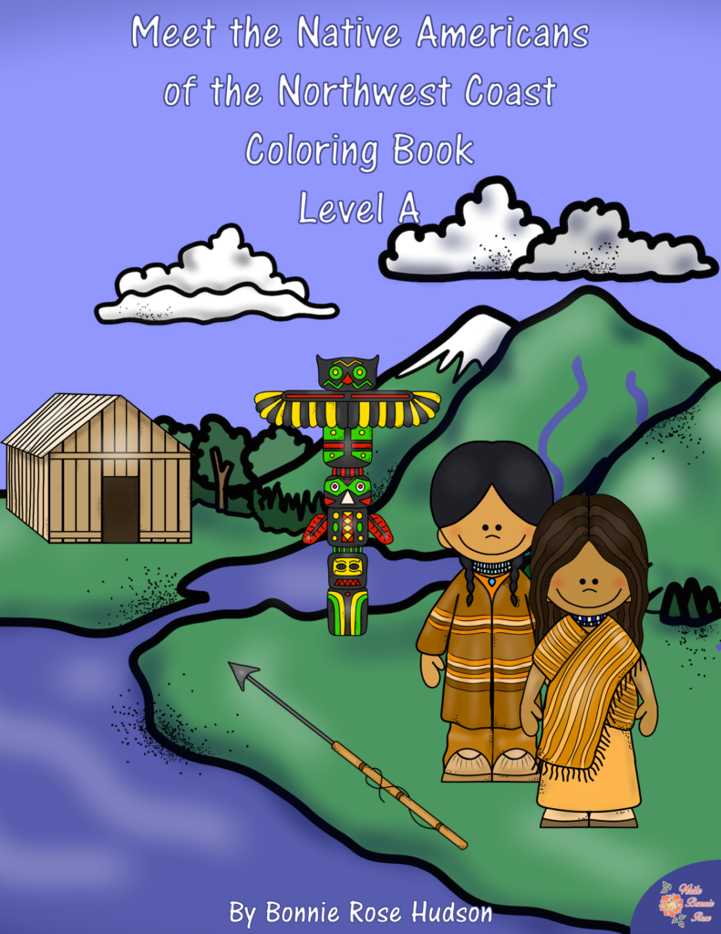 Meet the Native Americans of the Northwest Coast Coloring Book-Level A ...