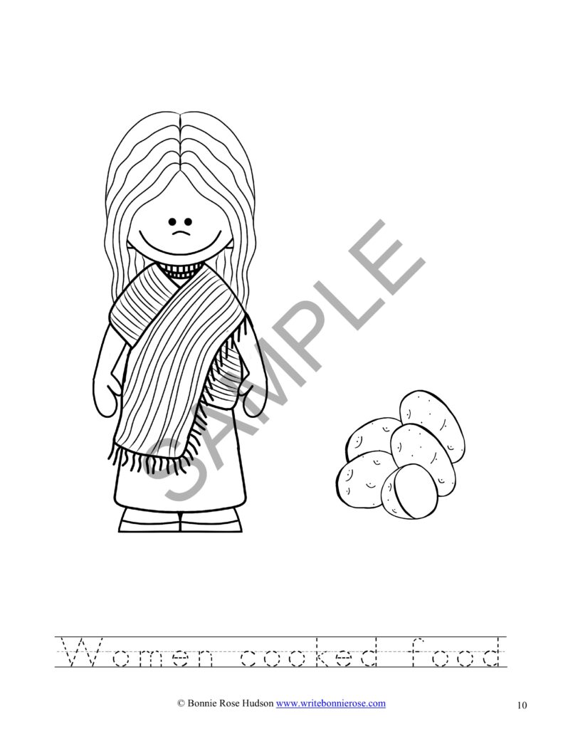 Meet the Native Americans of the Northwest Coast Coloring Book-Level A ...