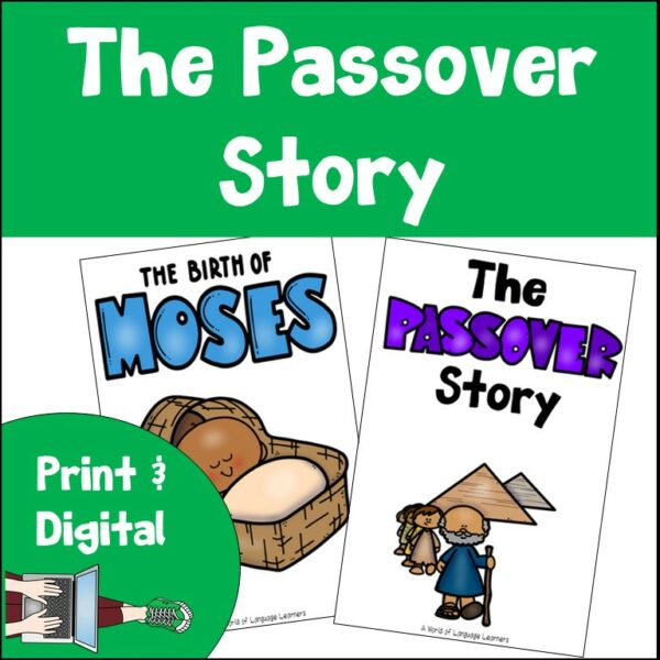 The Passover Story Books print and digital | Made By Teachers