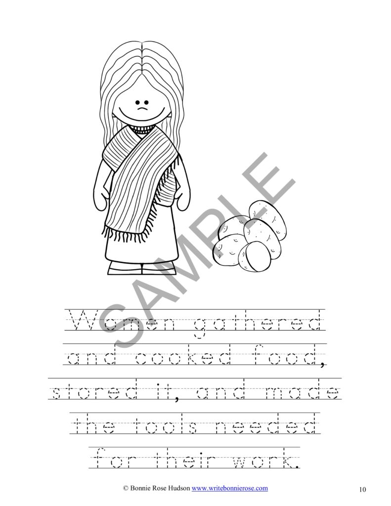 Meet the Native Americans of the Northwest Coast Coloring Book-Level B ...