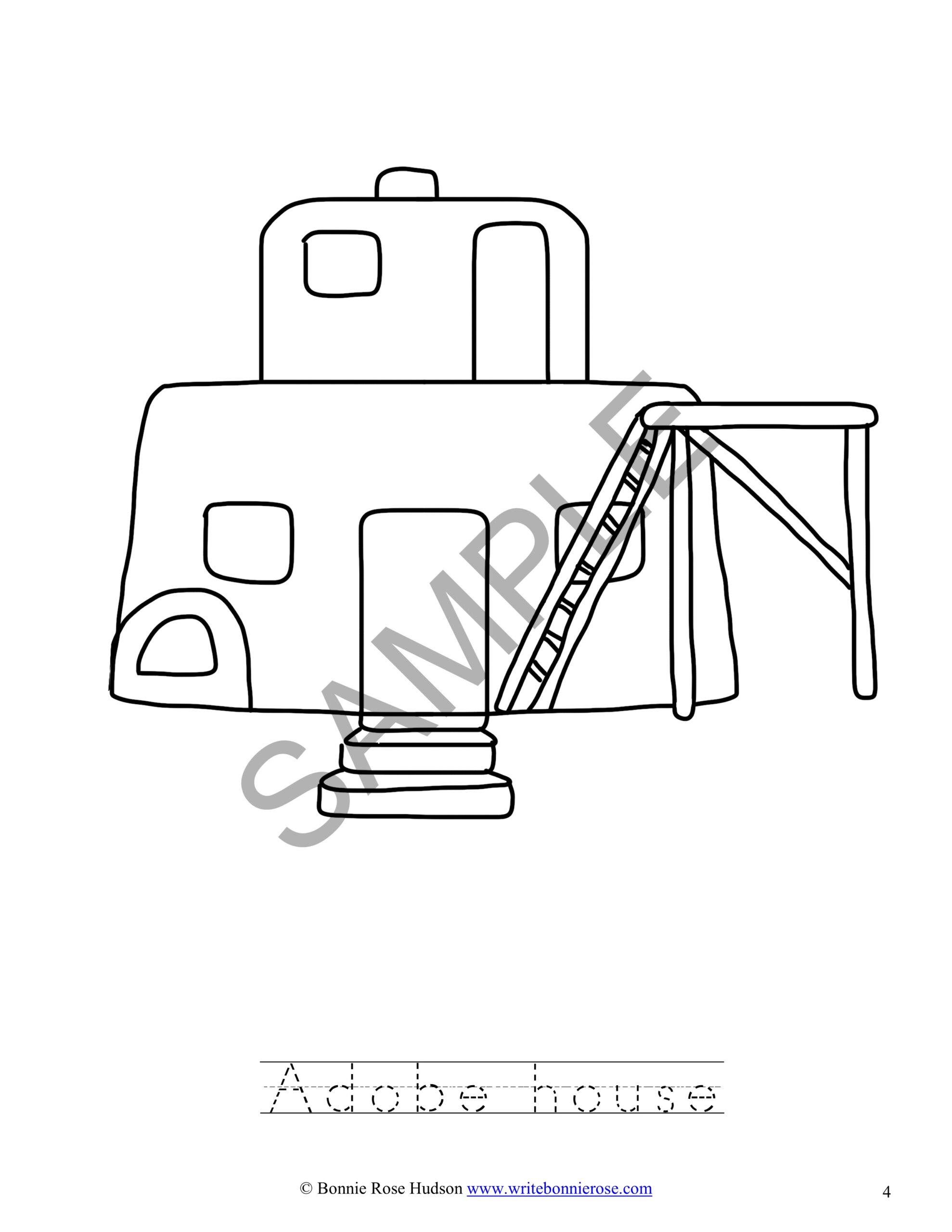 Meet the Native Americans of the Southwest Coloring Book-Level A | Made ...