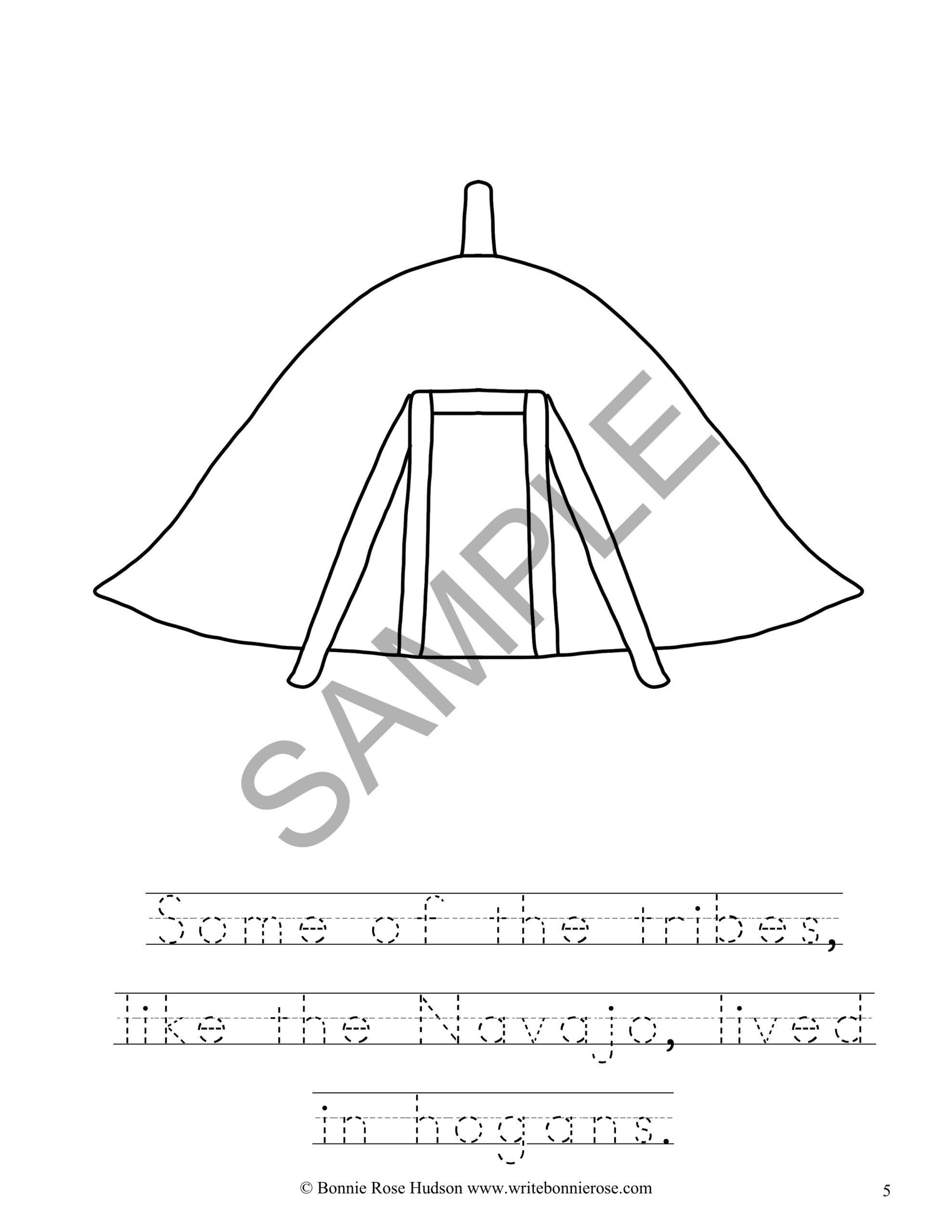 Meet the Native Americans of the Southwest Coloring Book-Level B | Made ...