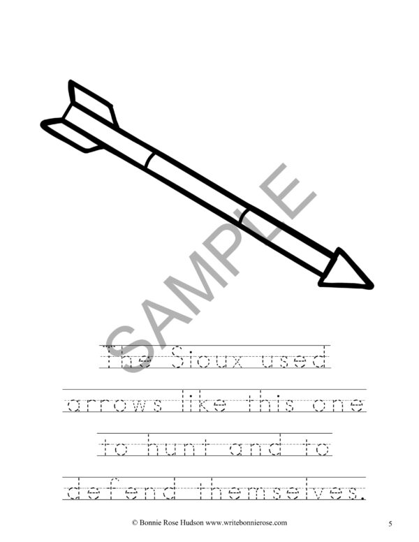 Meet the Sioux Coloring Book-Level B | Made By Teachers