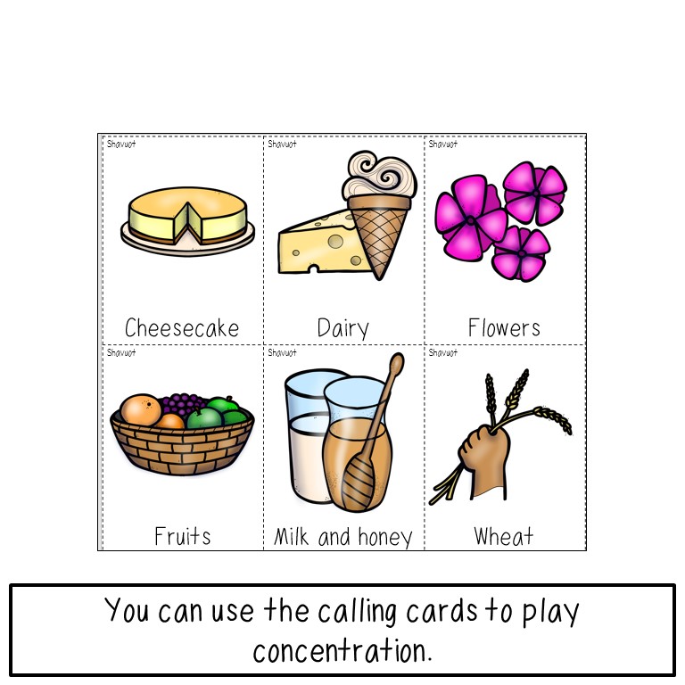 Shavuot Bingo | Made By Teachers