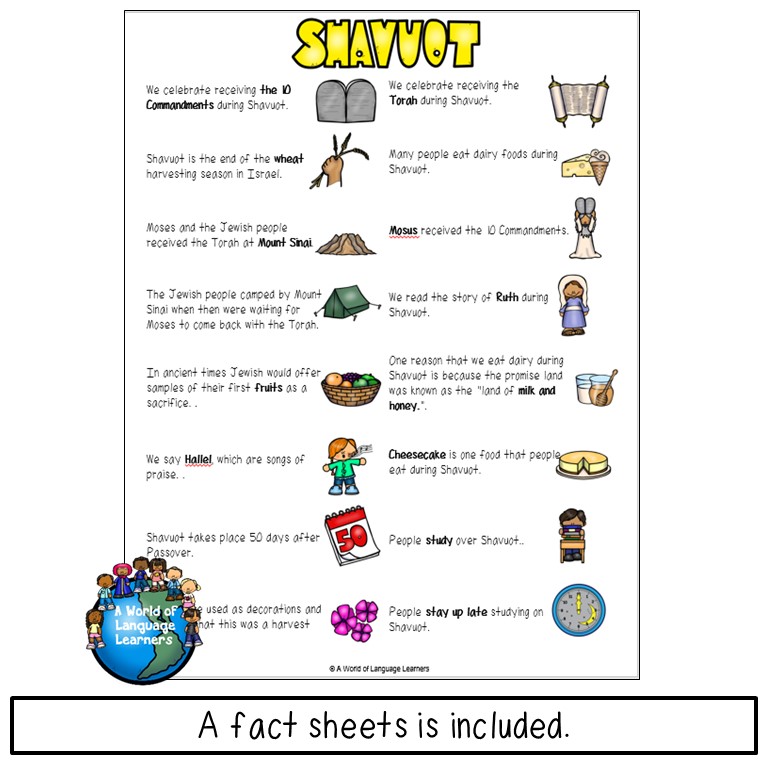 Shavuot Bingo | Made By Teachers