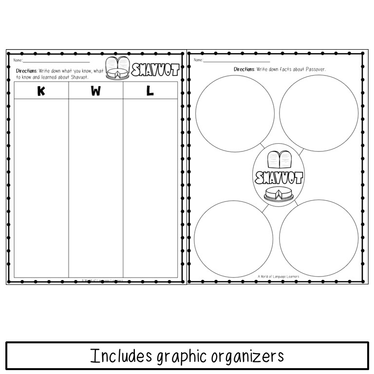 Shavuot Book Print and Digital | Made By Teachers