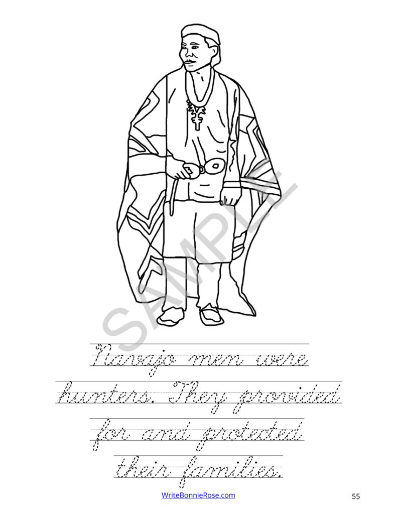 Native Americans of California and the Southwest Coloring Book-Level C ...