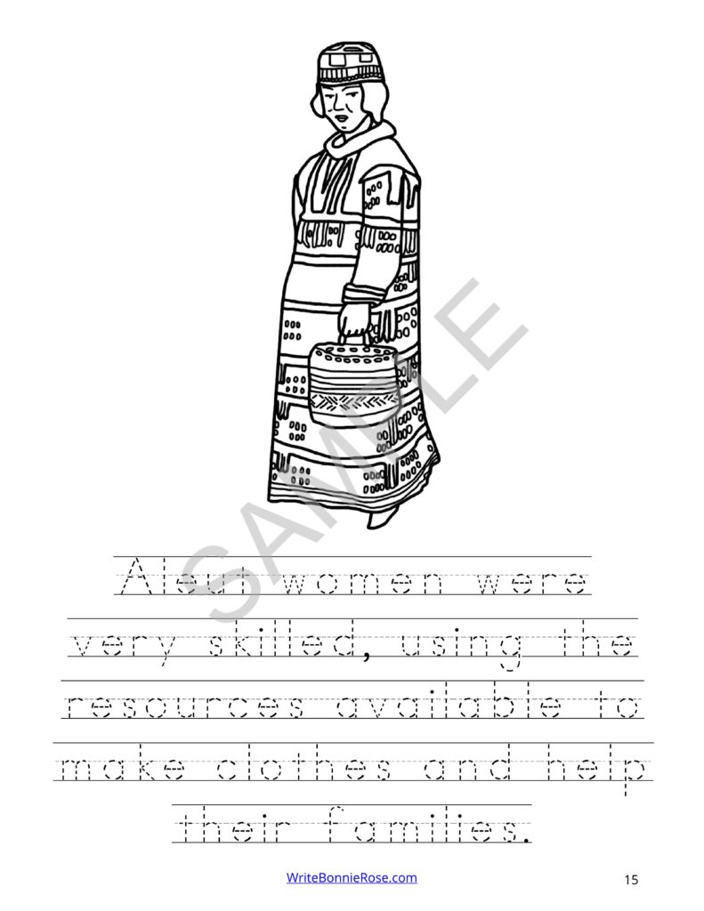 Native Americans of the Arctic, Northwest Coast, and Plateau Coloring ...