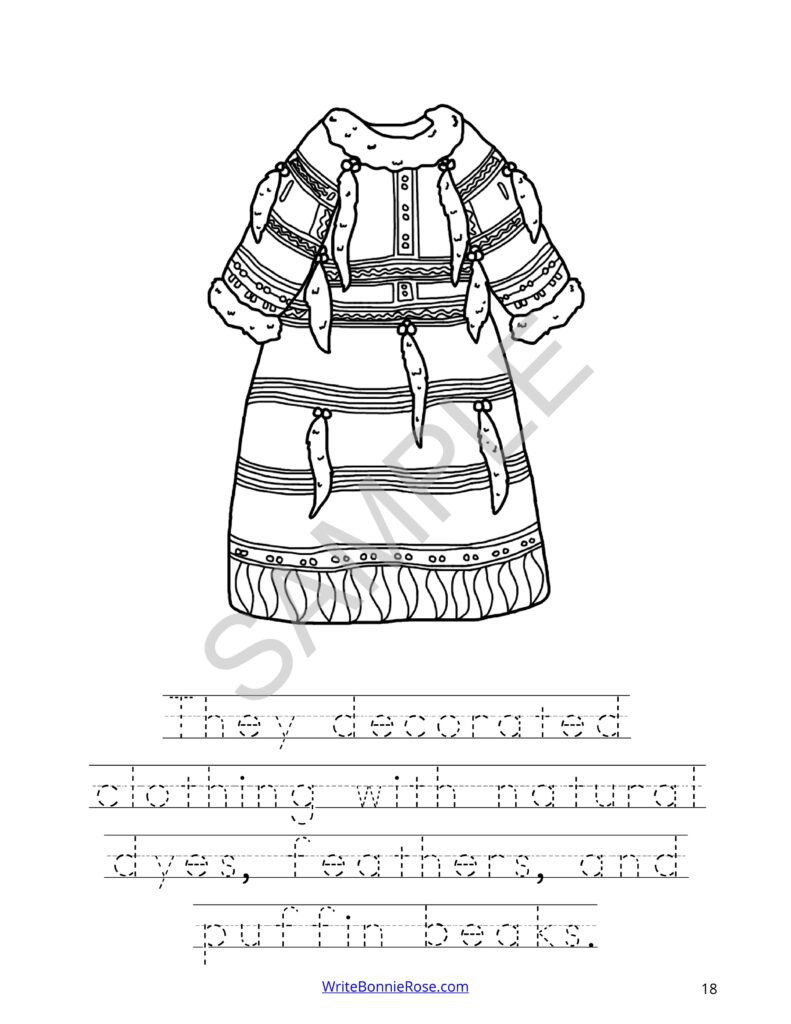 Native Americans of the Arctic, Northwest Coast, and Plateau Coloring ...