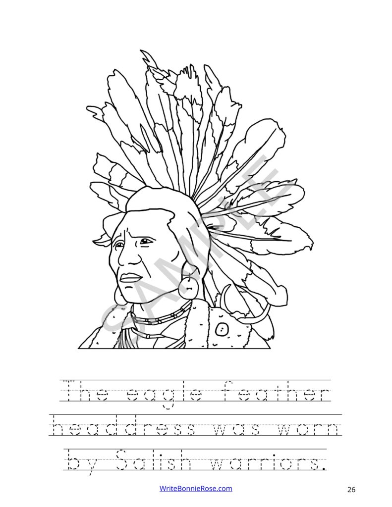 Native Americans of the Arctic, Northwest Coast, and Plateau Coloring ...