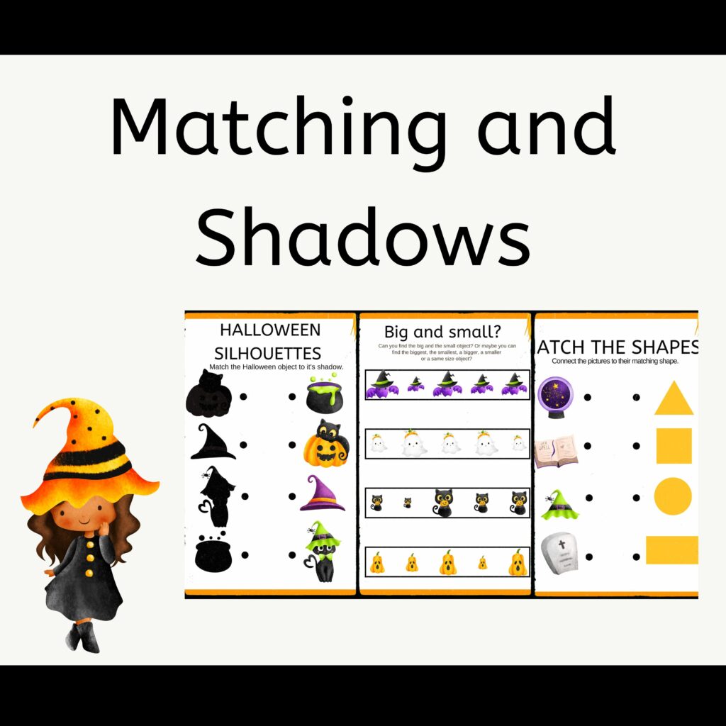 Halloween PreK No Prep Morning Work Worksheets with Witches and Jack-o ...