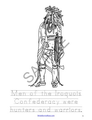 Native Americans of the Northeast and Southeast Coloring Book-Level B ...