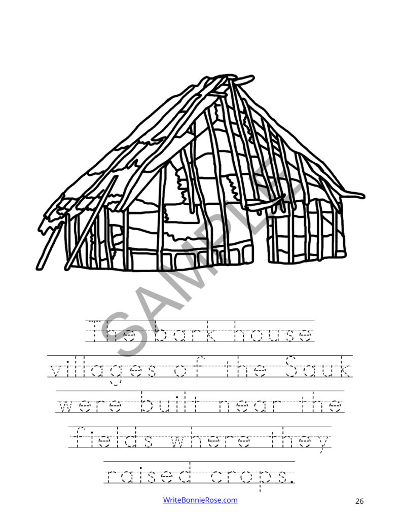 Native Americans of the Northeast and Southeast Coloring Book-Level B ...