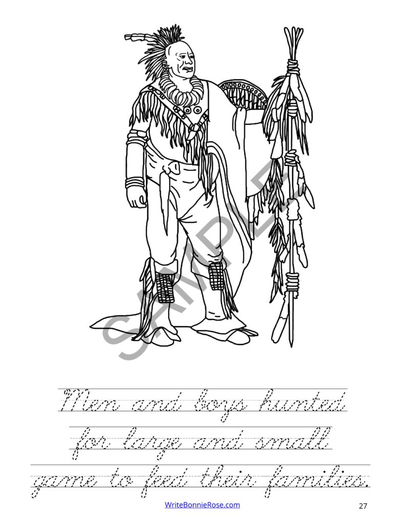 Native Americans of the Northeast and Southeast Coloring Book-Level C ...