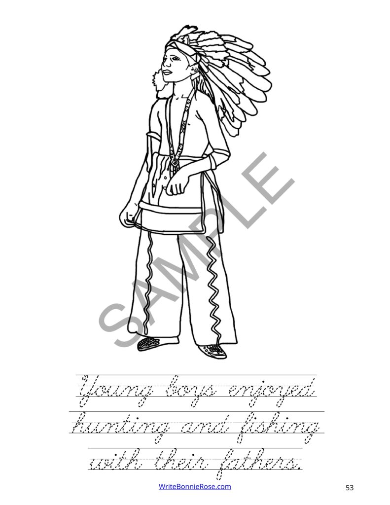 Native Americans of the Northeast and Southeast Coloring Book-Level C ...