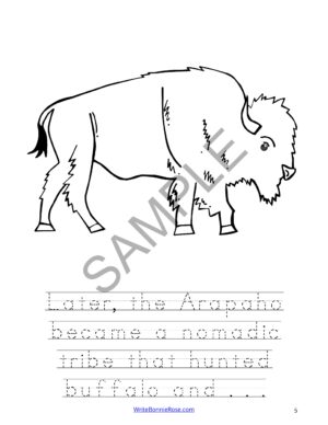 Native Americans of the Plains and Great Basin Coloring Book-Level B ...