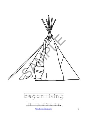 Native Americans of the Plains and Great Basin Coloring Book-Level B ...