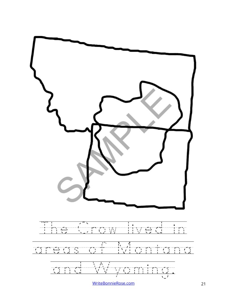 Native Americans of the Plains and Great Basin Coloring Book-Level B ...