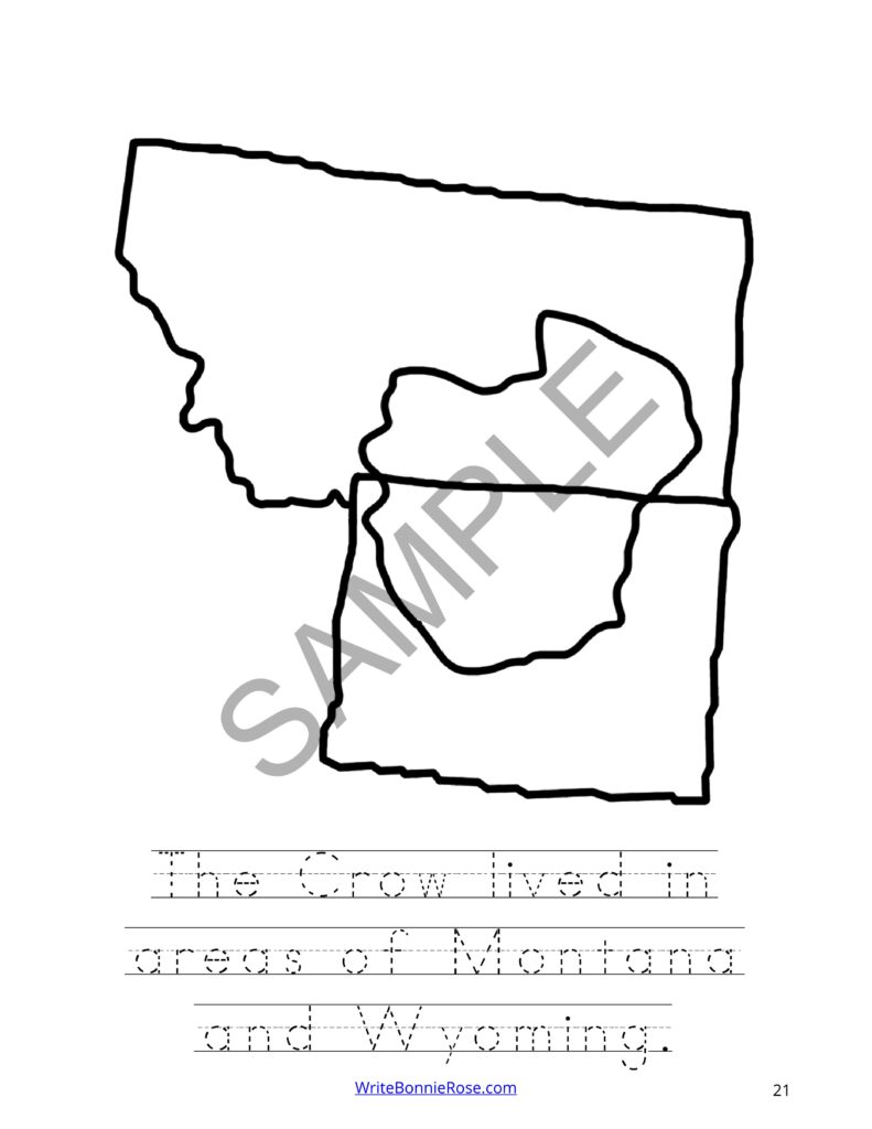 Native Americans of the Plains and Great Basin Coloring Book-Level B ...