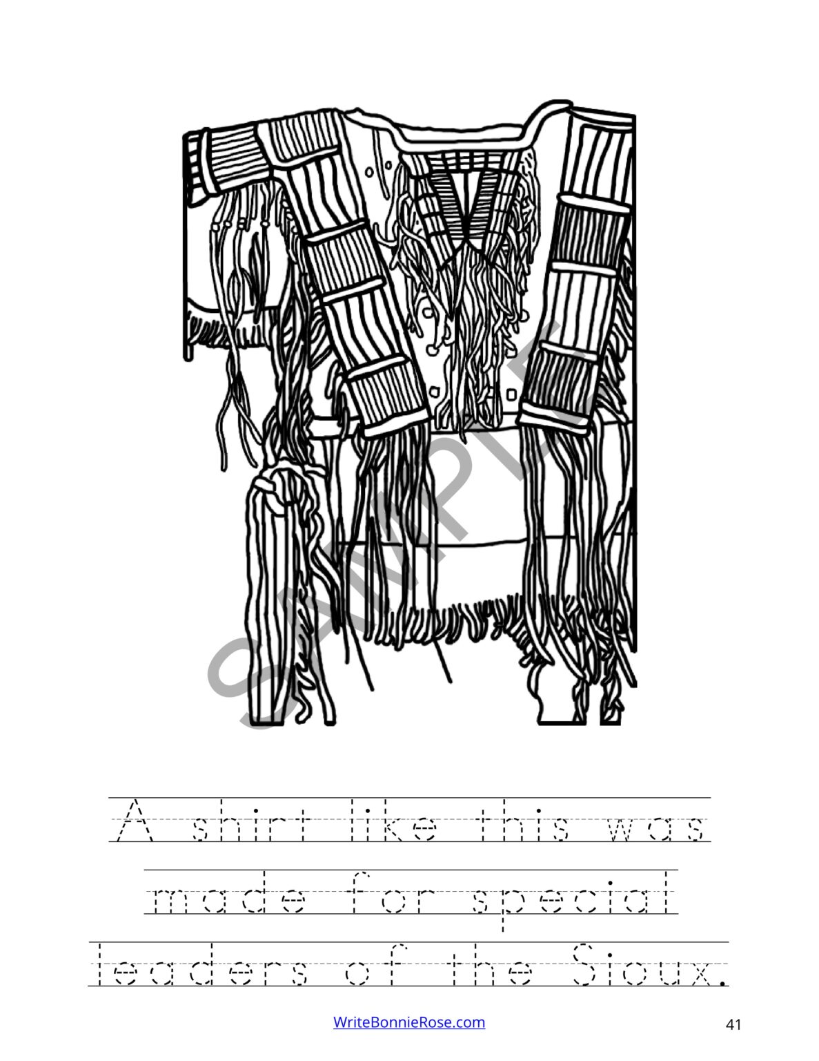 Native Americans of the Plains and Great Basin Coloring Book-Level B ...