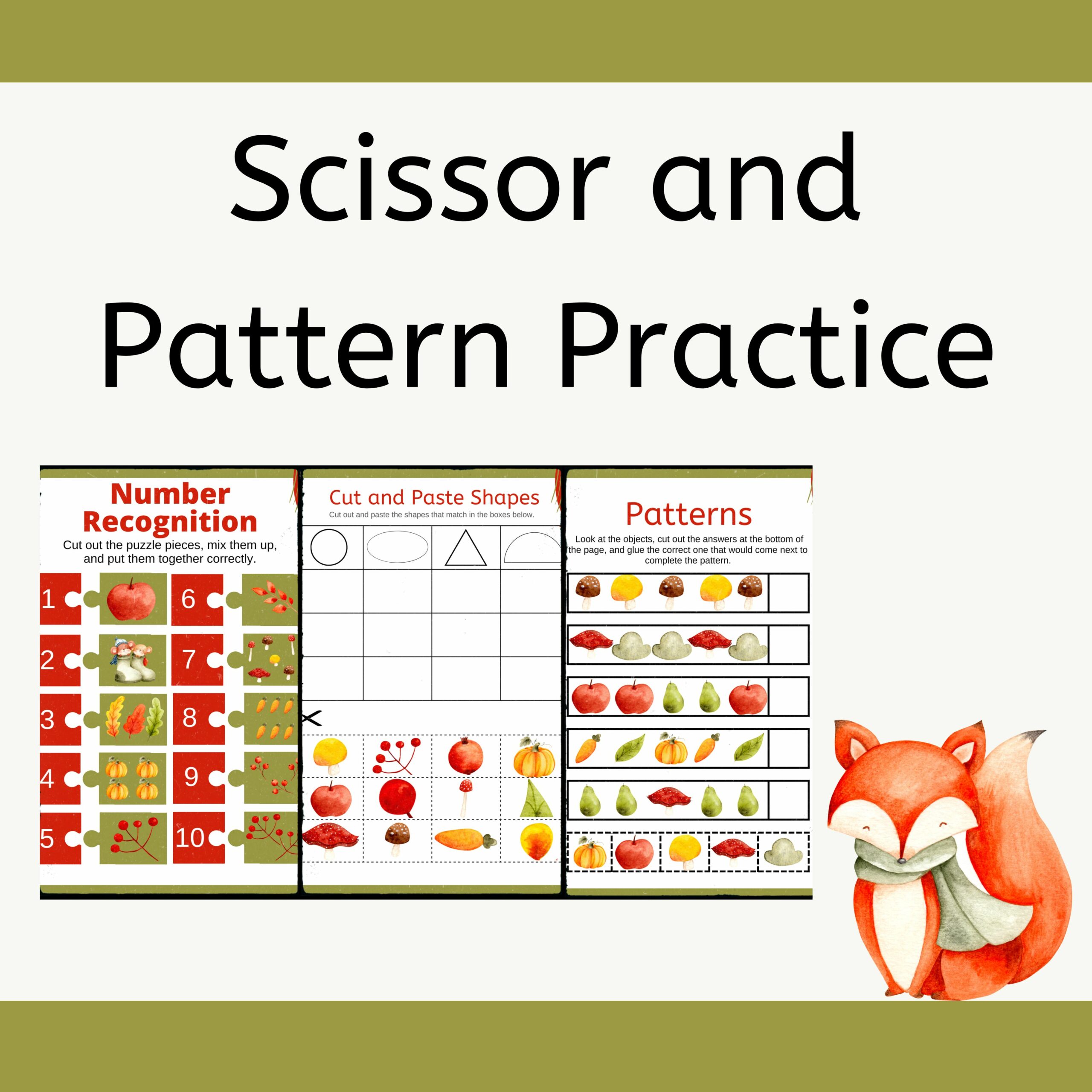 Autumn PreK No Prep Morning Work Worksheets with Pumpkins, and Leaves ...