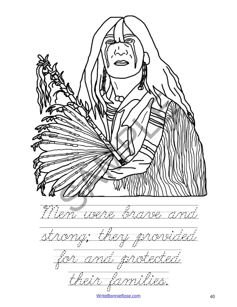 Native Americans of the Plains and Great Basin Coloring Book-Level C ...