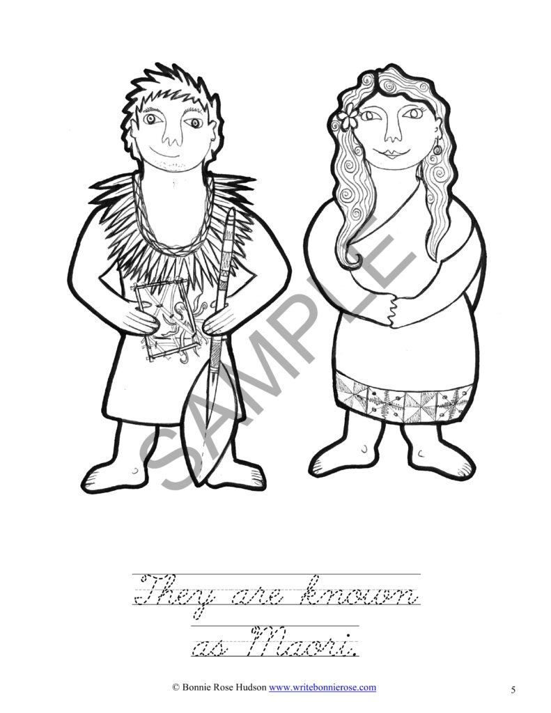 New Zealand Coloring Book-Level C | Made By Teachers