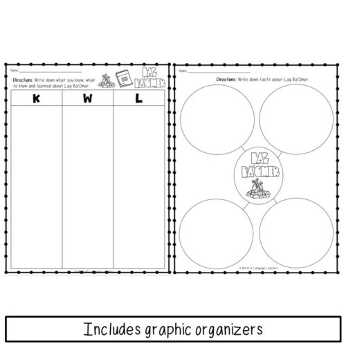 Lag Ba'Omer Book Print and Digital | Made By Teachers