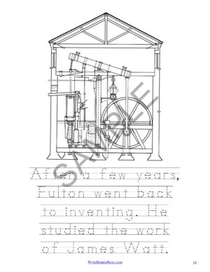 Life of Robert Fulton Coloring Book-Level B | Made By Teachers