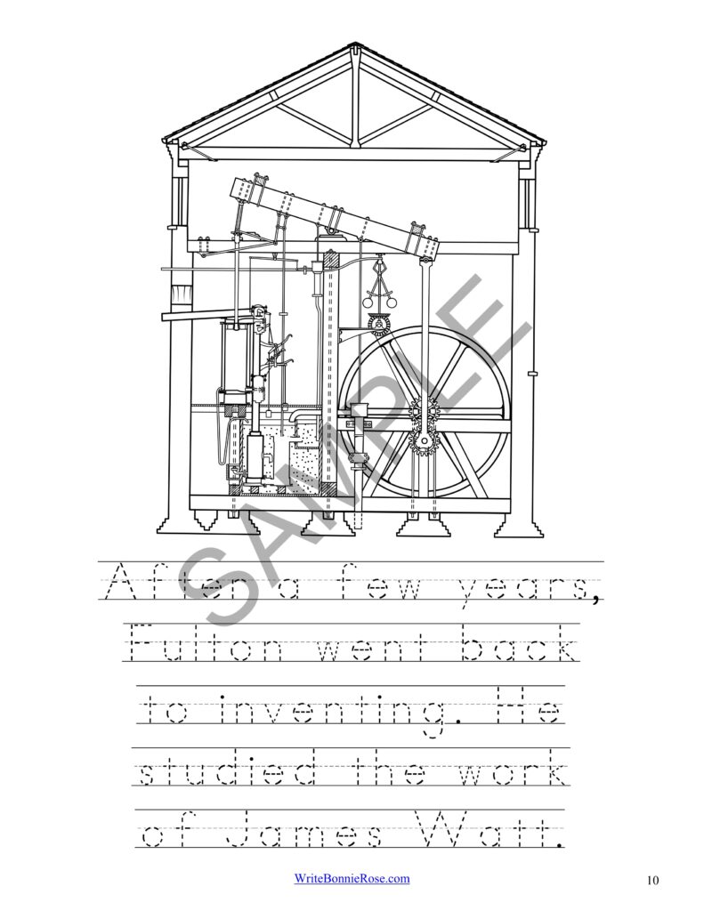 Life of Robert Fulton Coloring Book-Level B | Made By Teachers