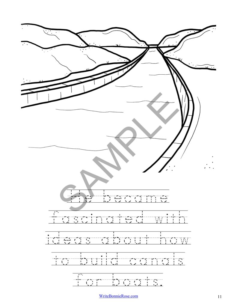 Life of Robert Fulton Coloring Book-Level B | Made By Teachers