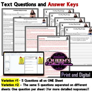 Conflict Reading Passage and Activities, Self-Esteem, Rejection, Self ...