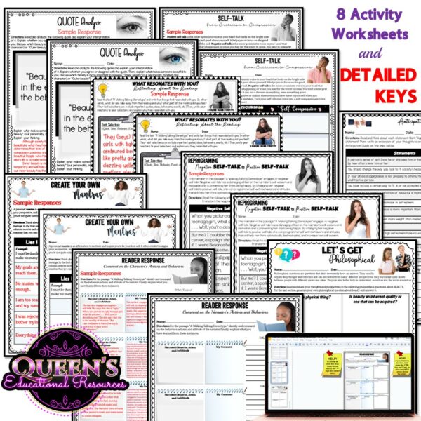 Conflict Reading Passage and Activities, Self-Esteem, Rejection, Self ...