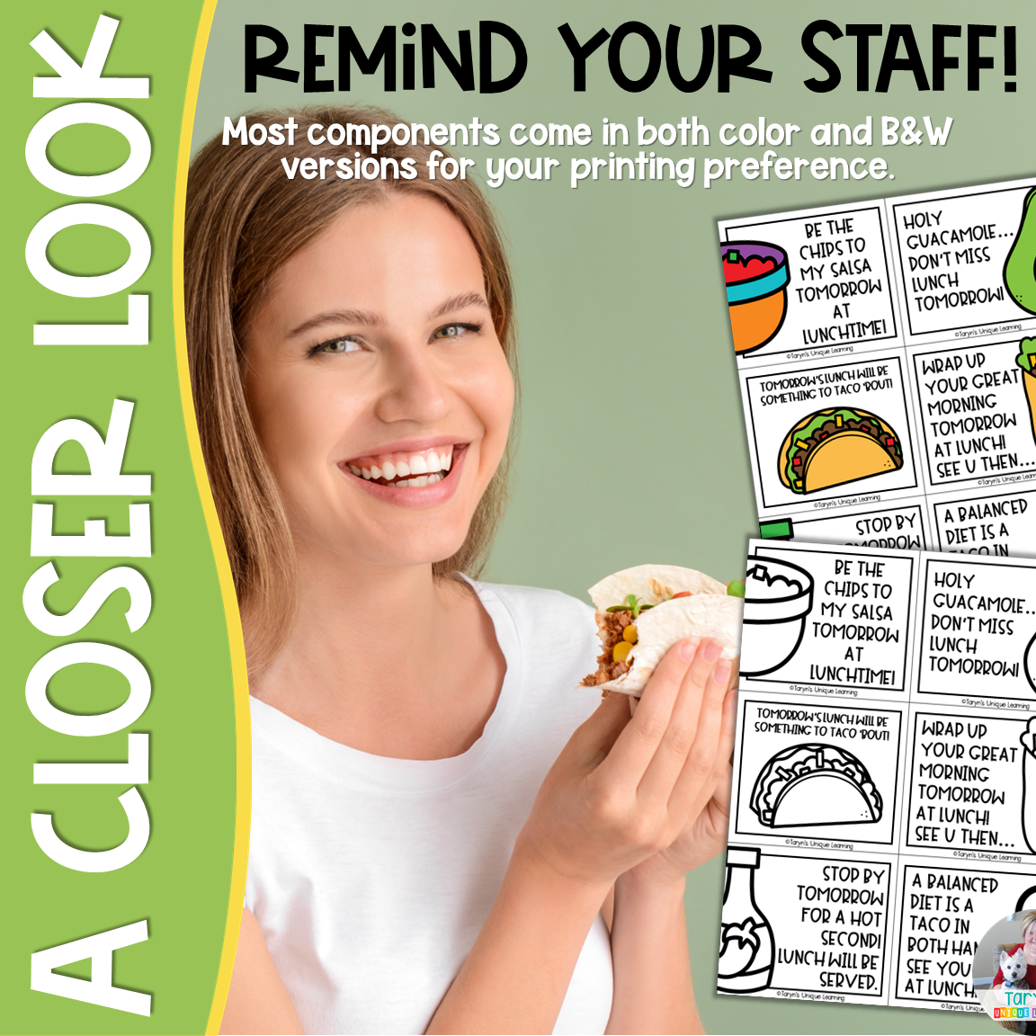 Staff Morale | Taco Luncheon | Staff Morale Booster | Made By Teachers