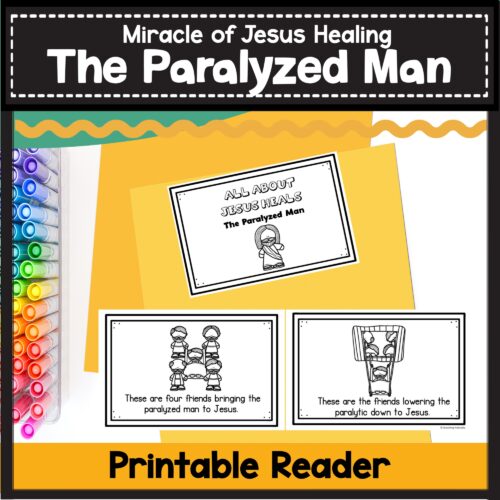 Miracle of Jesus Heals the Paralyzed Man Bible Lesson & Activities ...
