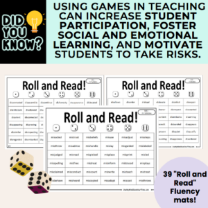Multisyllabic Word Lists - Prefix and Suffix Games Fluency Mats | Made ...