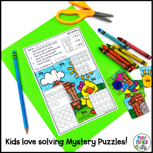 April Center Activities for 1st Grade - Math and Literacy Centers ...