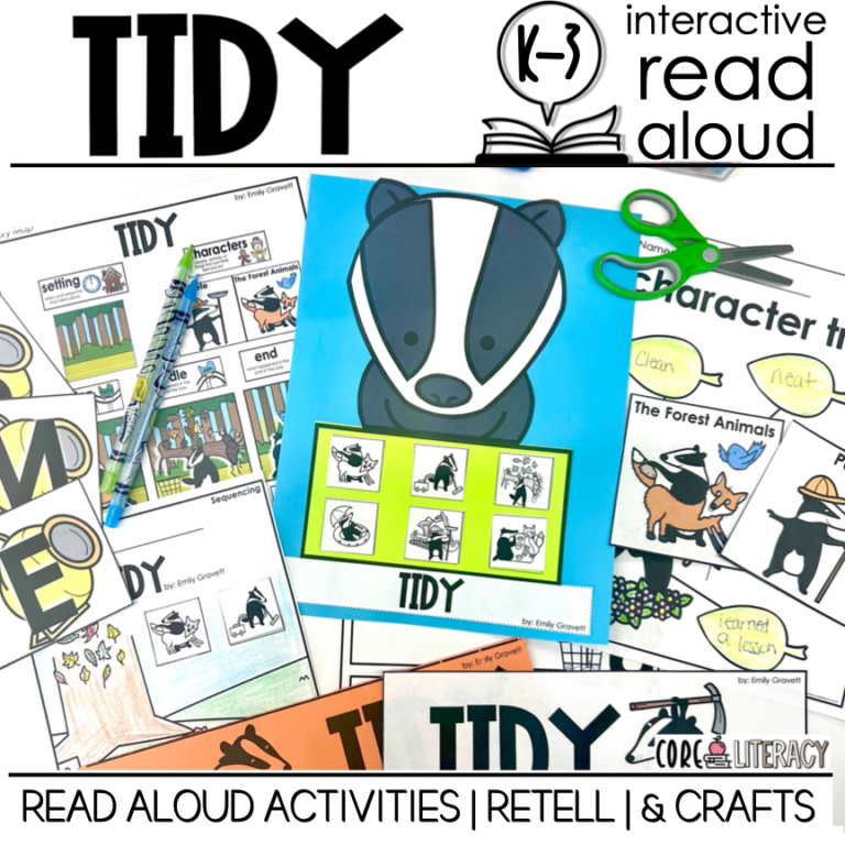 Tidy by Emily Gravett Craft + Read Aloud Activities | RETELL | Perfect ...
