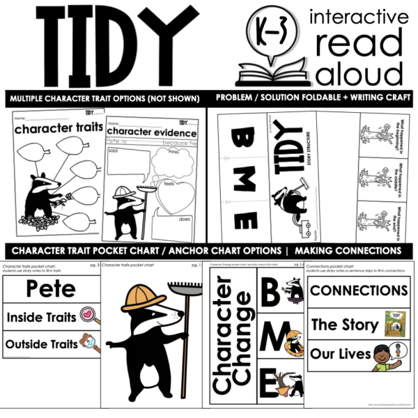 Tidy by Emily Gravett Craft + Read Aloud Activities | RETELL | Perfect ...