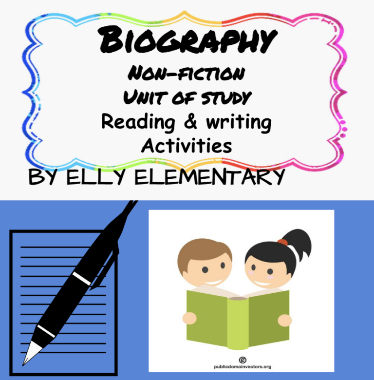 BIOGRAPHY UNIT OF STUDY: READING & WRITING | Made By Teachers