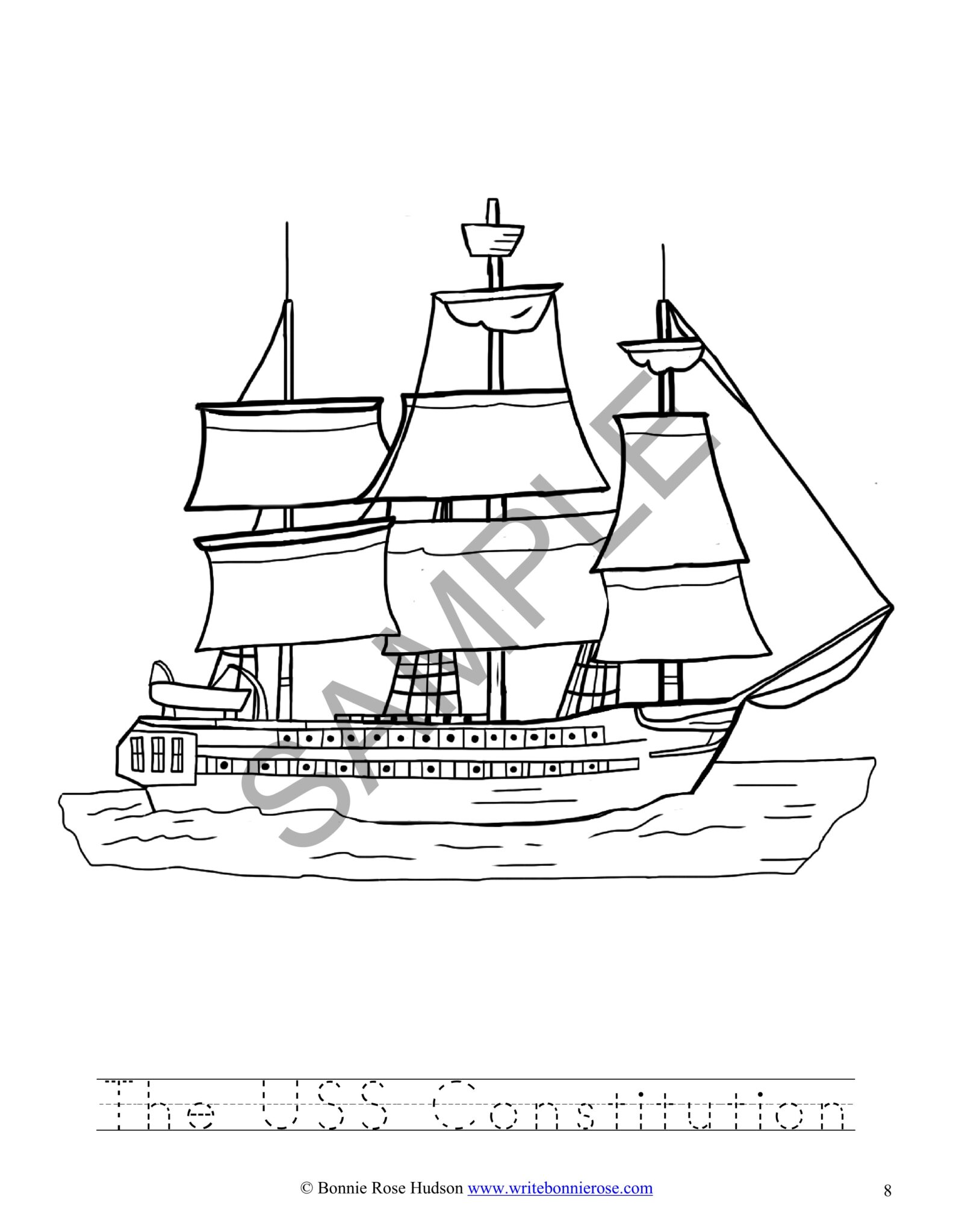 War of 1812 Coloring Book-Level A | Made By Teachers