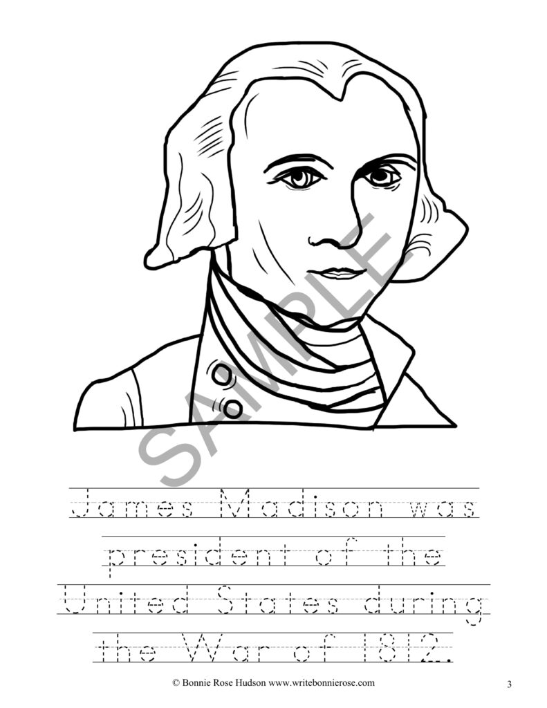 War of 1812 Coloring Book-Level B | Made By Teachers