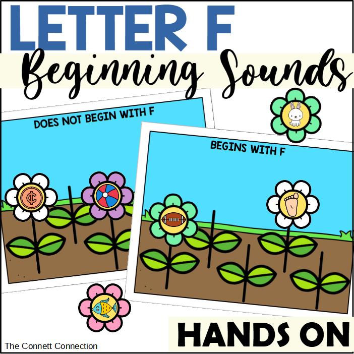 Letter F Hands On Centers for Letter Recognition and Beginning Sounds ...