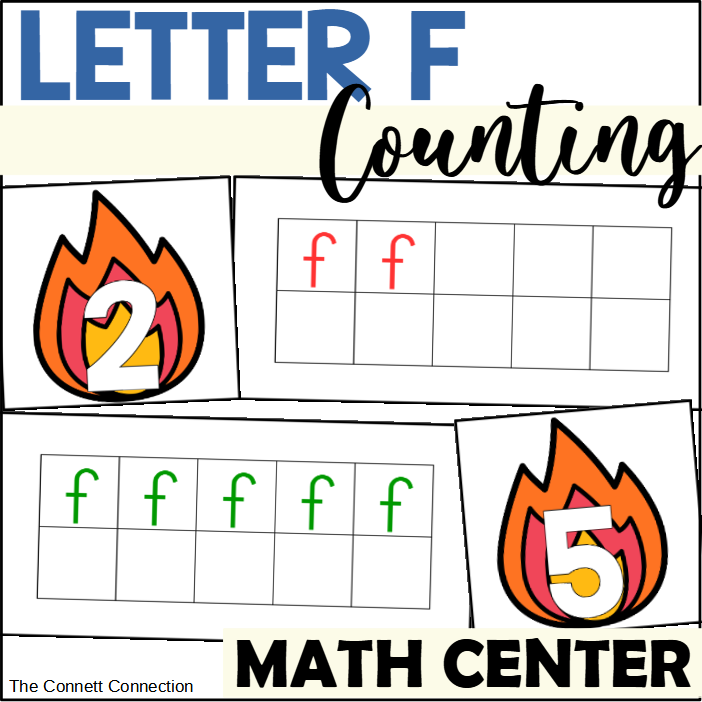 Letter F Hands On Centers for Letter Recognition and Beginning Sounds ...
