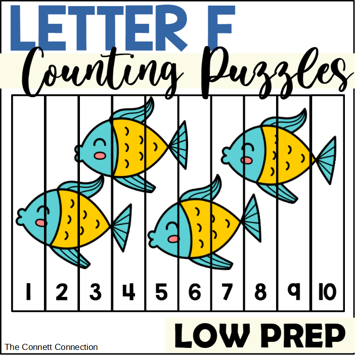 Letter F Hands On Centers for Letter Recognition and Beginning Sounds ...