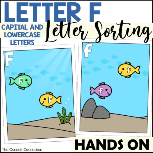 Letter F Hands On Centers for Letter Recognition and Beginning Sounds ...
