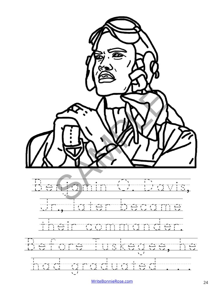 Tuskegee Airmen Coloring Book - Level B | Made By Teachers